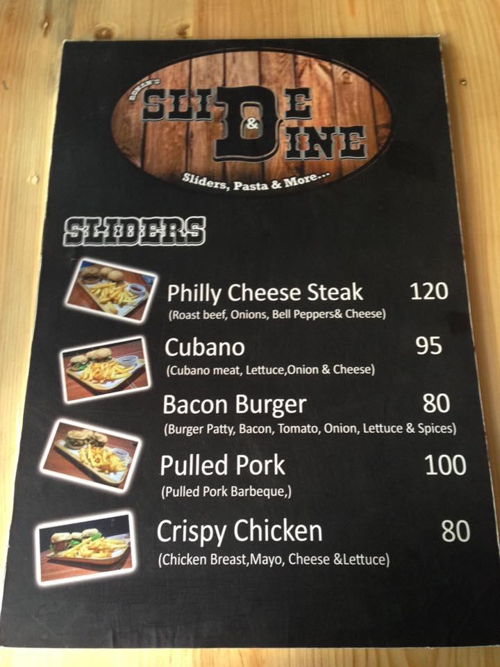 Menu at B.C. Station restaurant, Quezon City