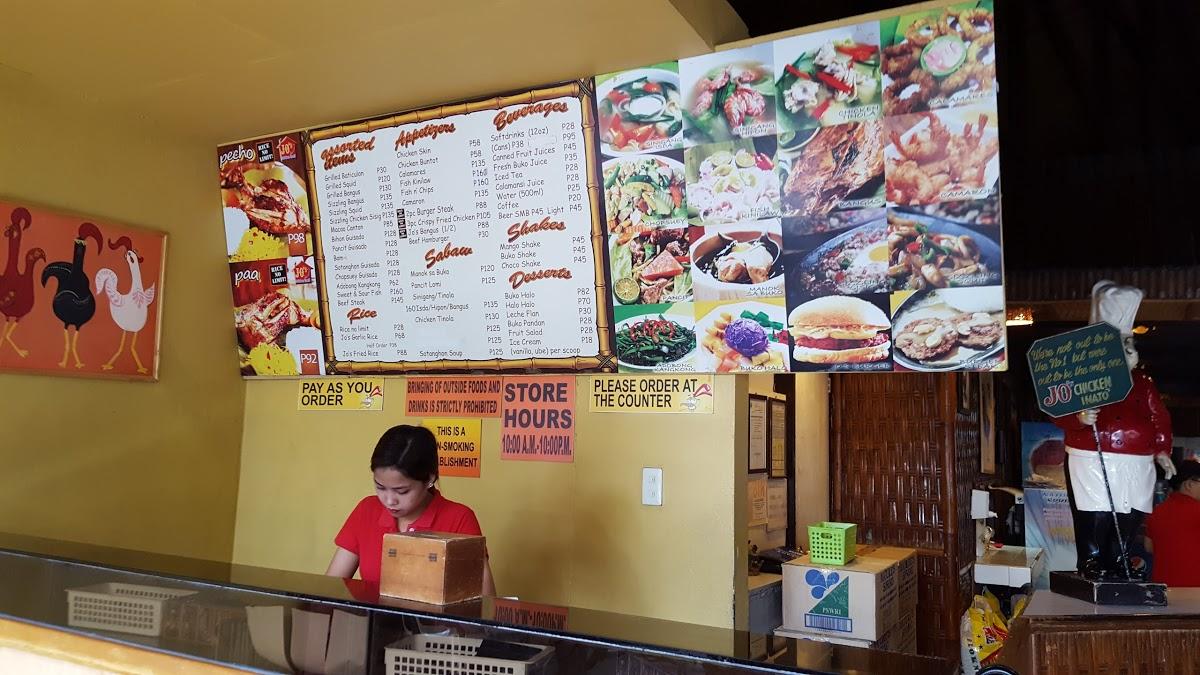 Menu at Jo's Chicken Inato restaurant, General Santos City, 457G+526
