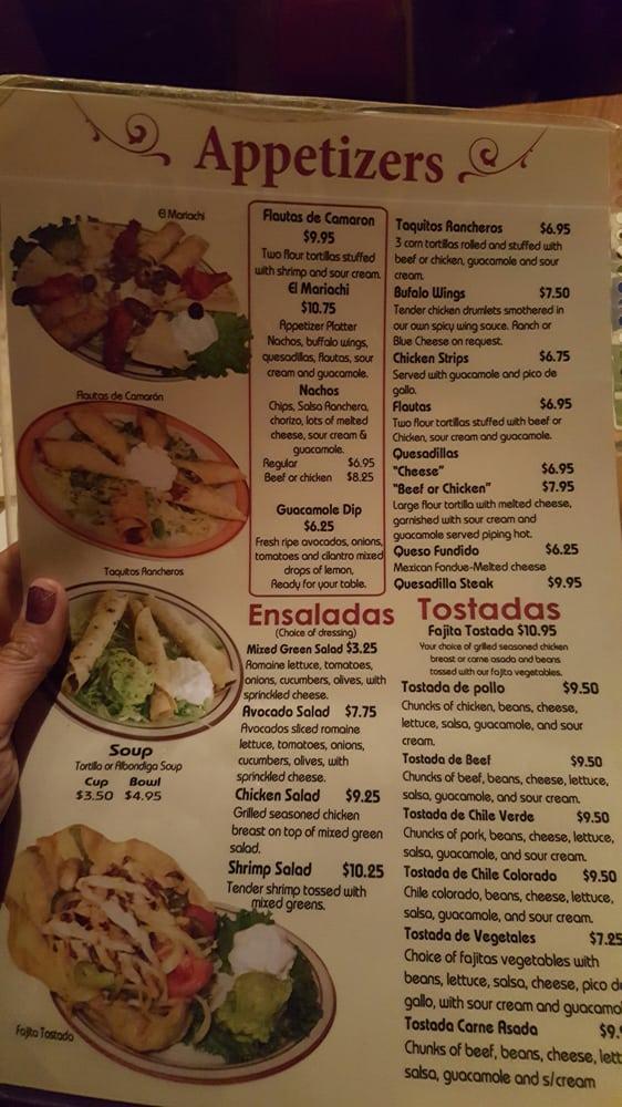 Menu at La Cocina restaurant, Santa Clarita, Bouquet Canyon Rd