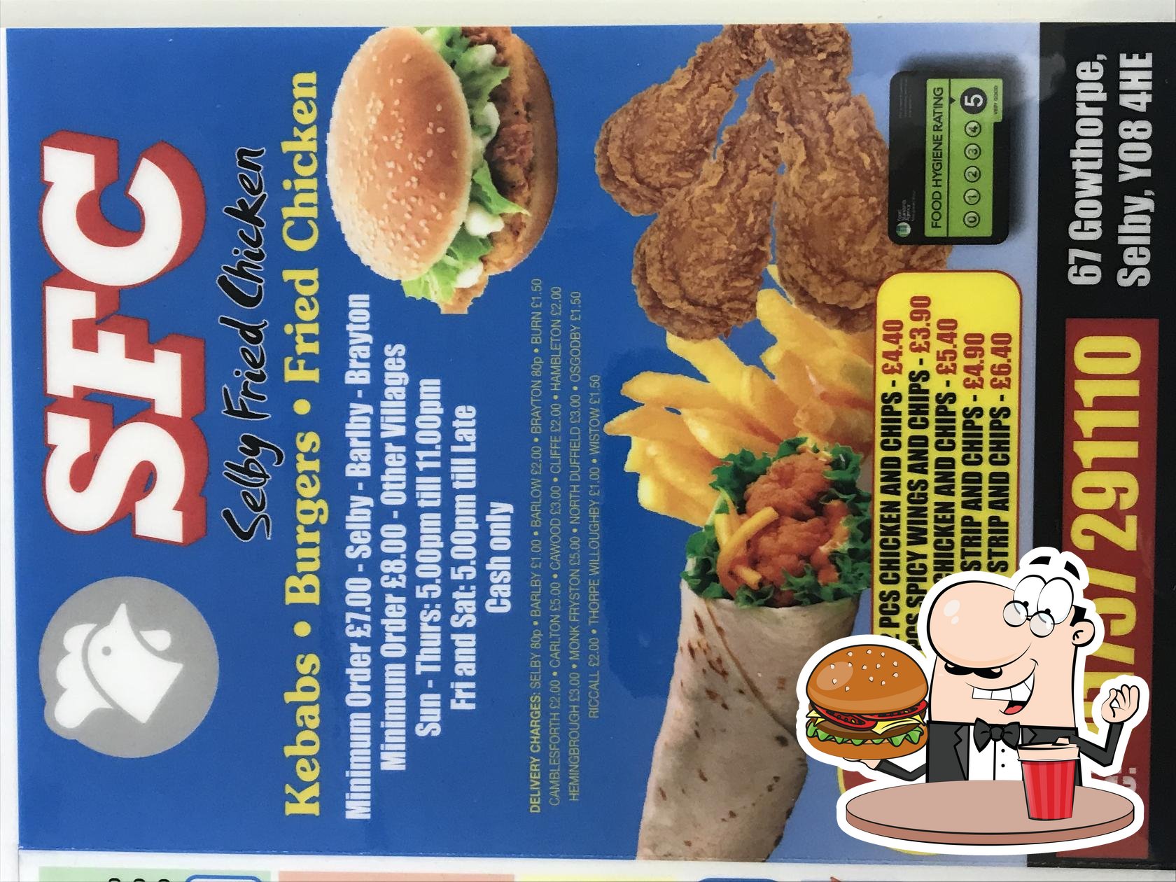SFC PIZZA & KEBAB(Selby fried chicken) in Selby - Restaurant menu and ...