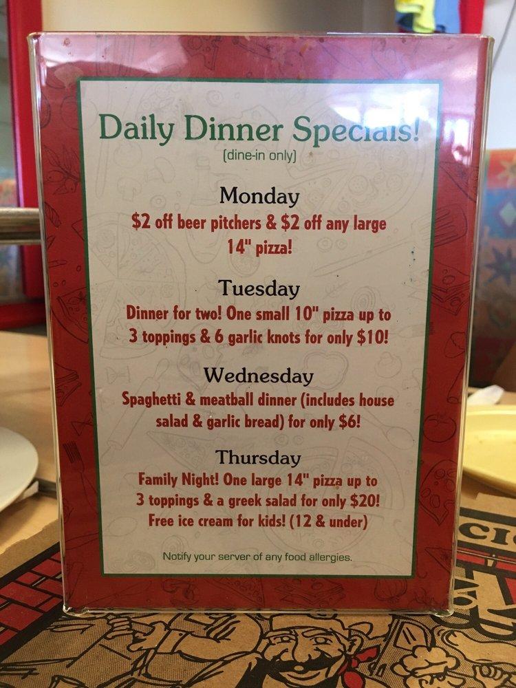 Menu at Lago Mar Pizza pizzeria, Virginia Beach