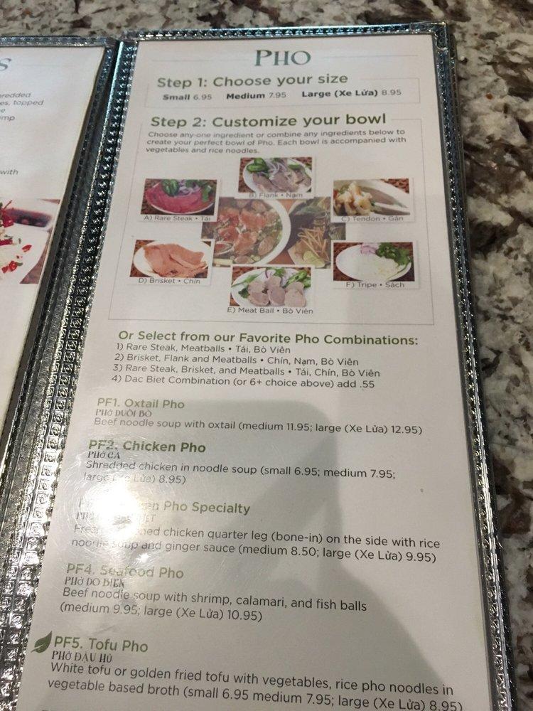 Menu at Pho Factory restaurant, Lincoln, 940 N 26th St #206