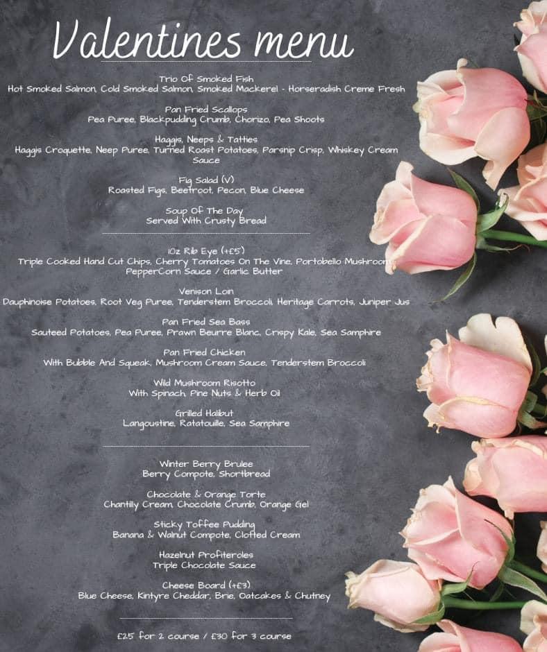 Menu at Steam Inn pub & bar, Mallaig