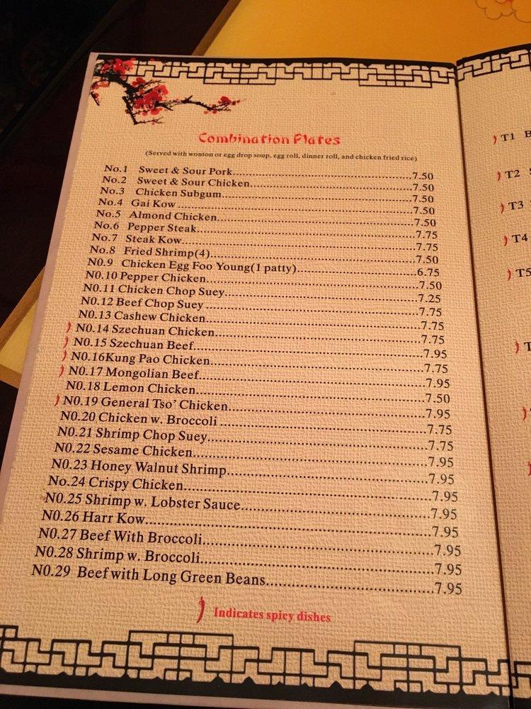 Menu at Wing Lee Chinese Restaurant, Sterling Heights