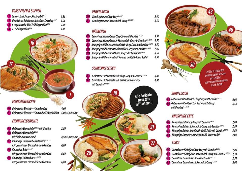 Speisekarte von DANG VI ASIA FOOD restaurant, Weißenburg in Bayern