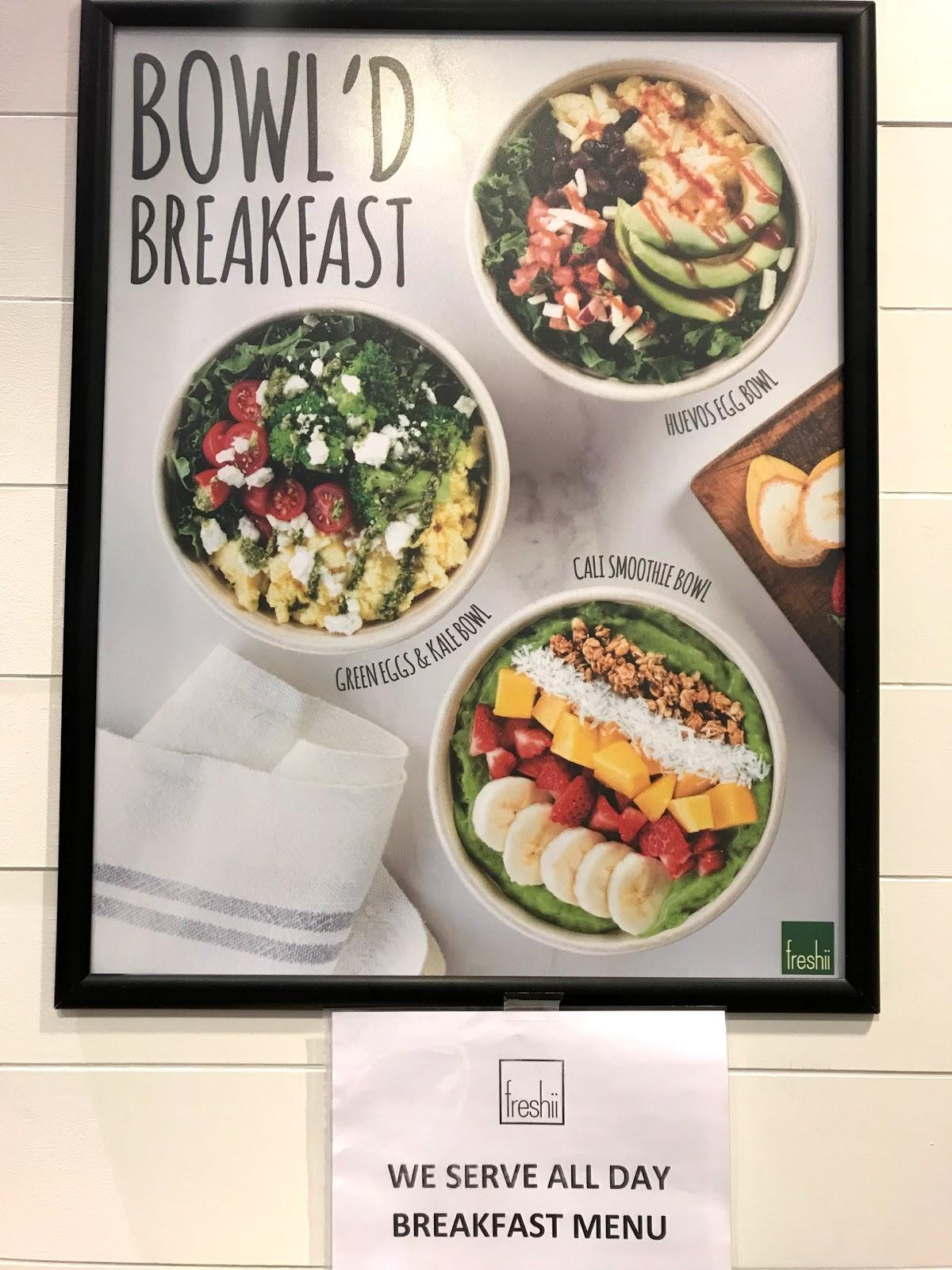 Menu at Freshii pub & bar, Toronto, Steeles Ave E suite 130A