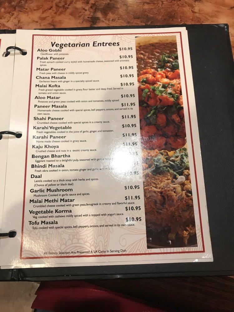 Menu at Mantra Indian Cuisine restaurant, Corona, 712 N Main St