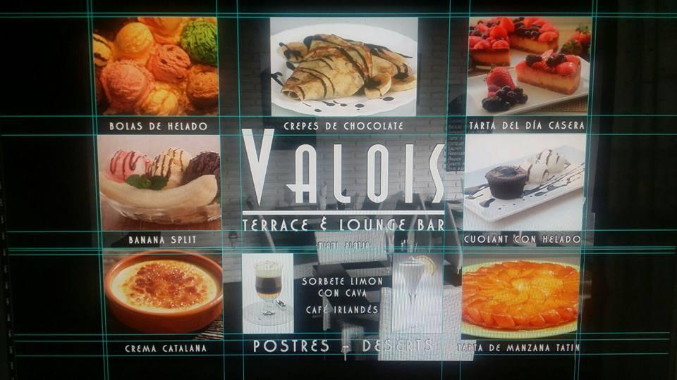 Carta de Cafeteria Valois, Parque de Montroig