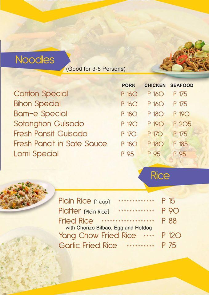 Menu at Shan and Hazel's Food Restaurant, Mati
