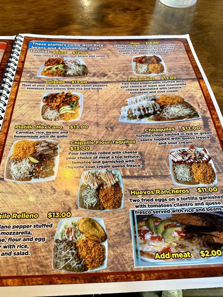 Menu at La Cabaña de Raya restaurant, Astoria