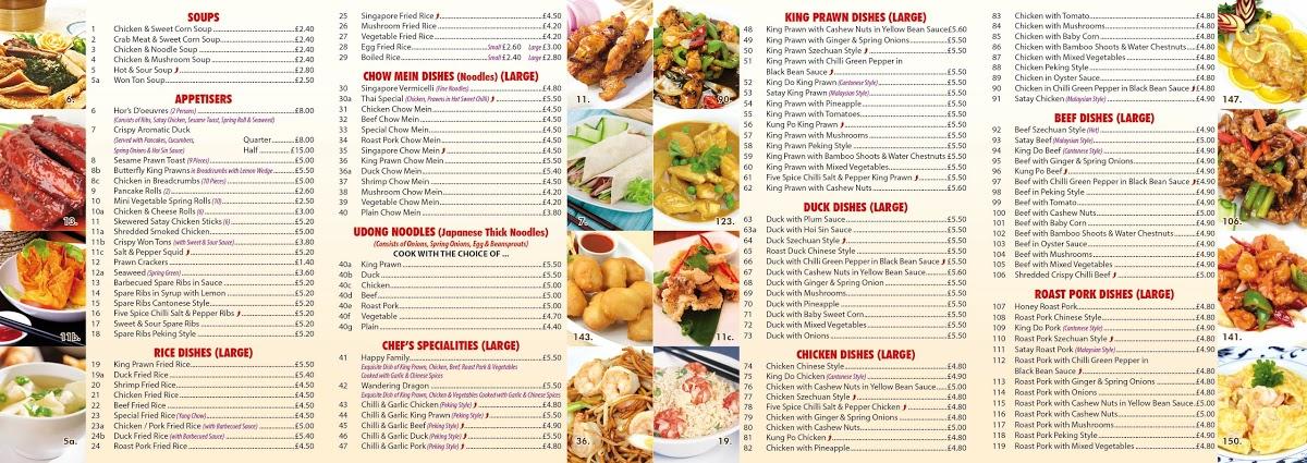 Menu at Golden Palace fast food, High Wycombe, 11 Mentmore Rd