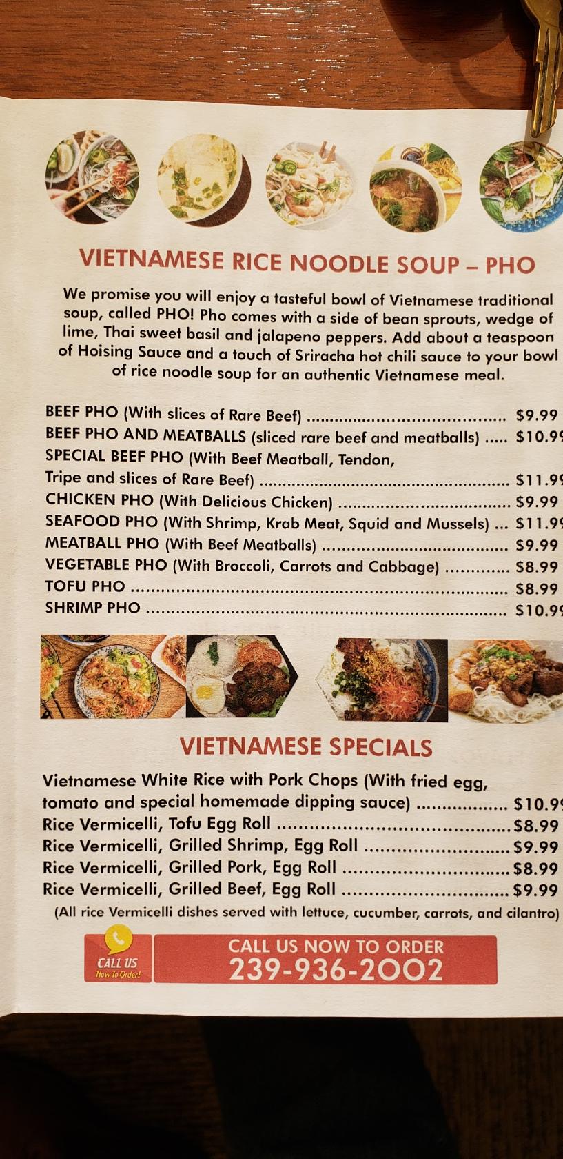 Menu at Shojin Ramen Sushi restaurant, Fort Myers, Cleveland Ave E