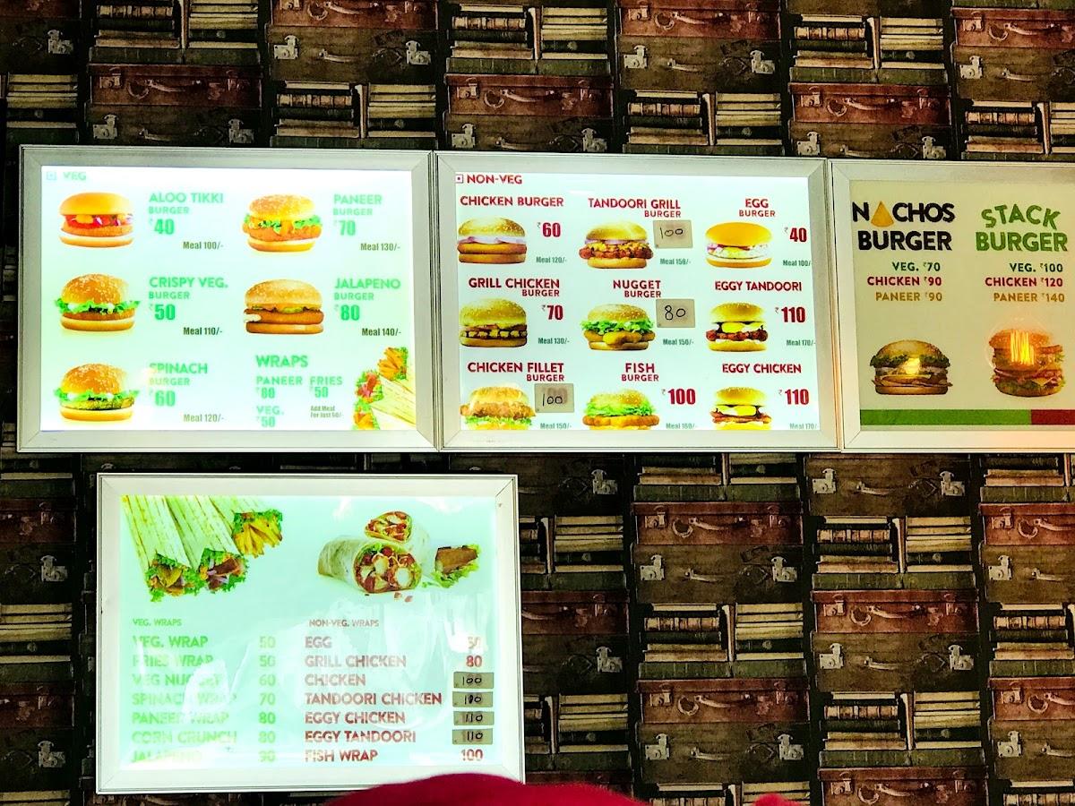 Menu at BB THE BURGER BITE, Machhiwara