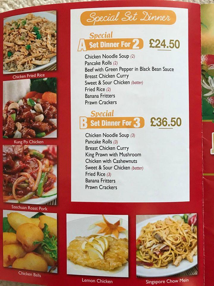 Menu at Jasmine House fast food, Airdrie