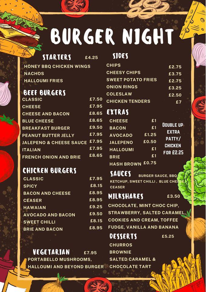 Menu at Tickety Brew cafe, Waddesdon