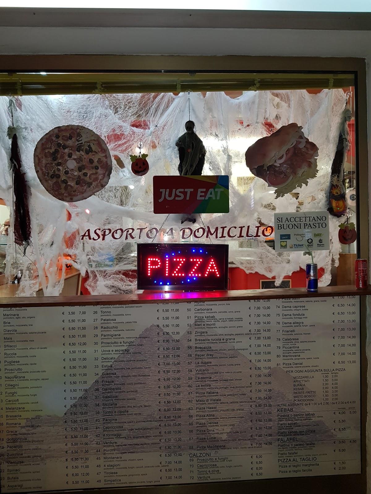 Menu at Pizzeria & Kebab Bella Rossa, Venice
