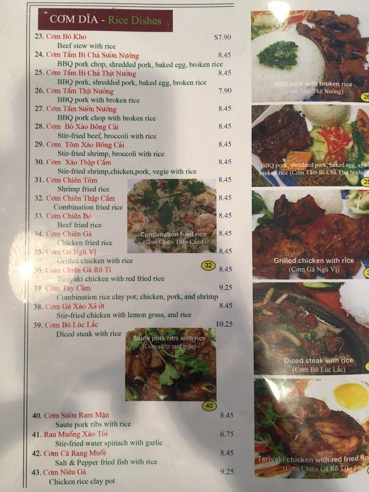 Menu at Pho Ha restaurant, Temecula, Ynez Rd