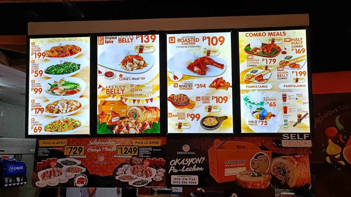 Menu at Lechon Haus - Robinsons Pavia restaurant, Pavia, Robinsons Pavia