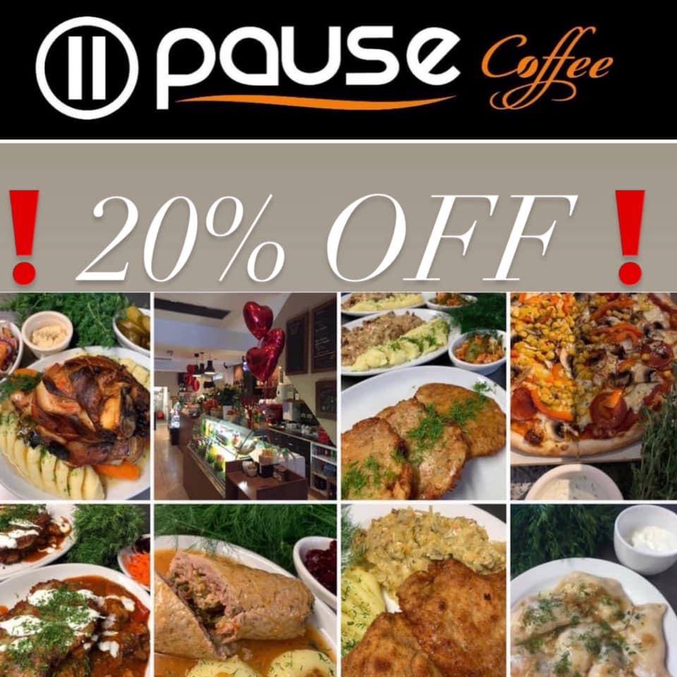 Menu at Pause Coffee restaurant, London, 711 Seven Sisters Rd