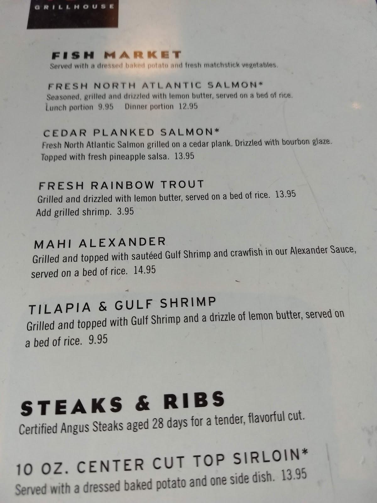 Menu at FD's Grillhouse pub & bar, Springfield