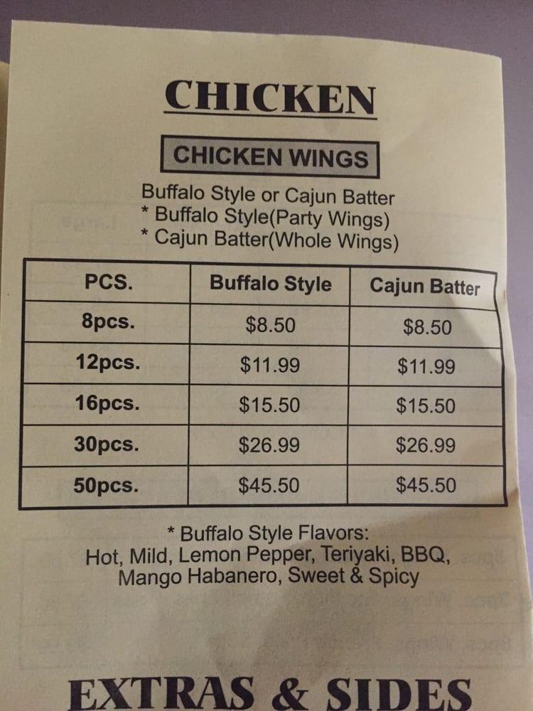 Menu at Family Fish Market restaurant, Victorville
