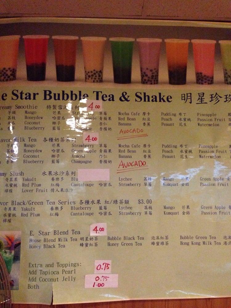 Menu at The Star pub & bar, Spokane