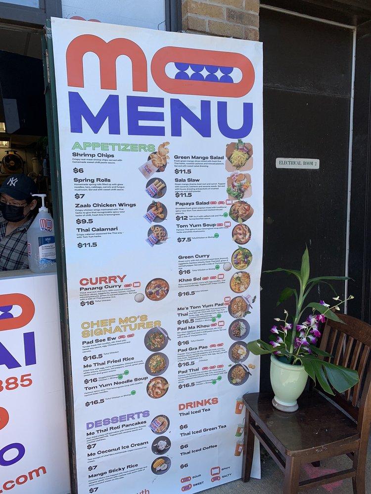 Menu at More Thai kitchen restaurant, Mississauga