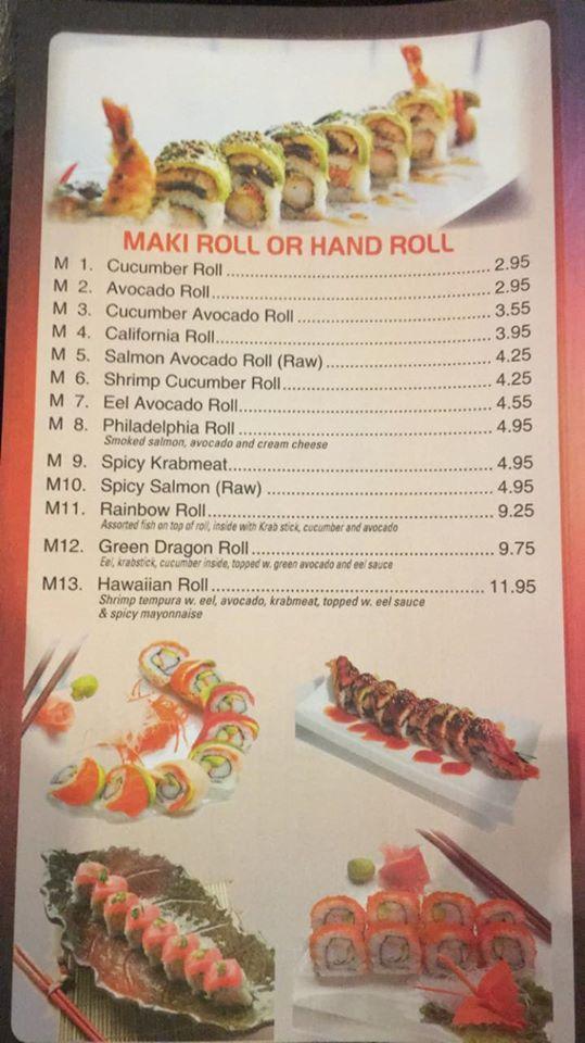 Menu at Fuji Buffet restaurant, New Smyrna Beach, FL-44