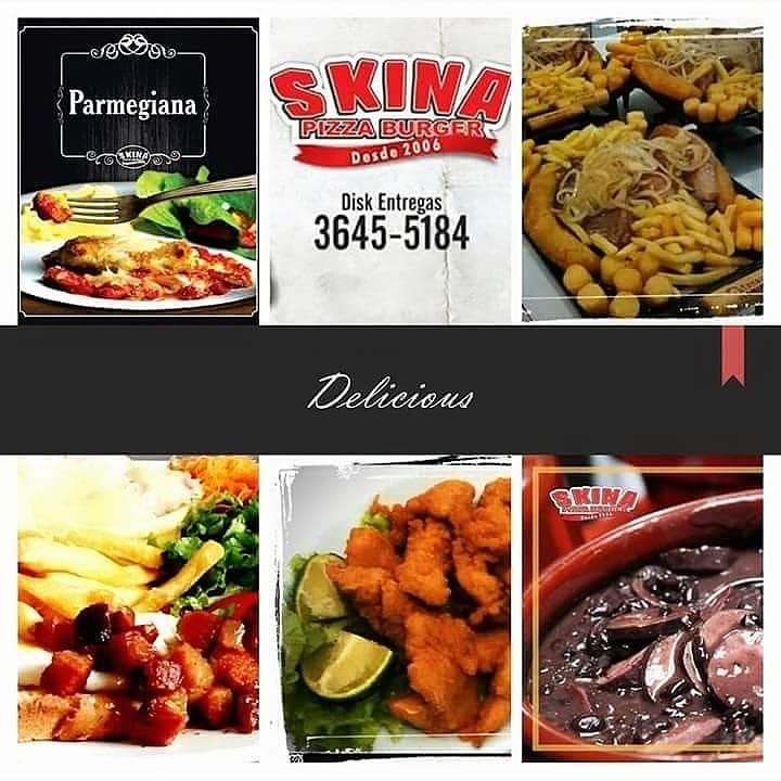 Menu at Skina Pizza Burger pub & bar, Rio Negro, R. Cel. Nicolau Bley Neto