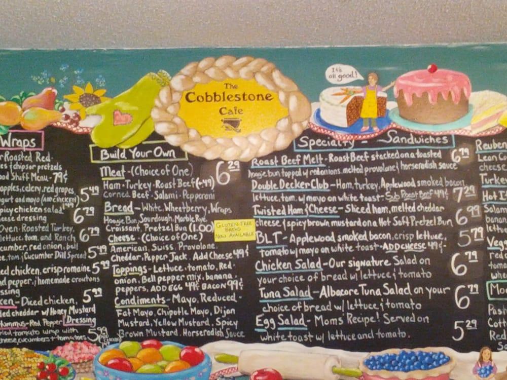Menu at Cobblestone Café cafe, Fort Thomas