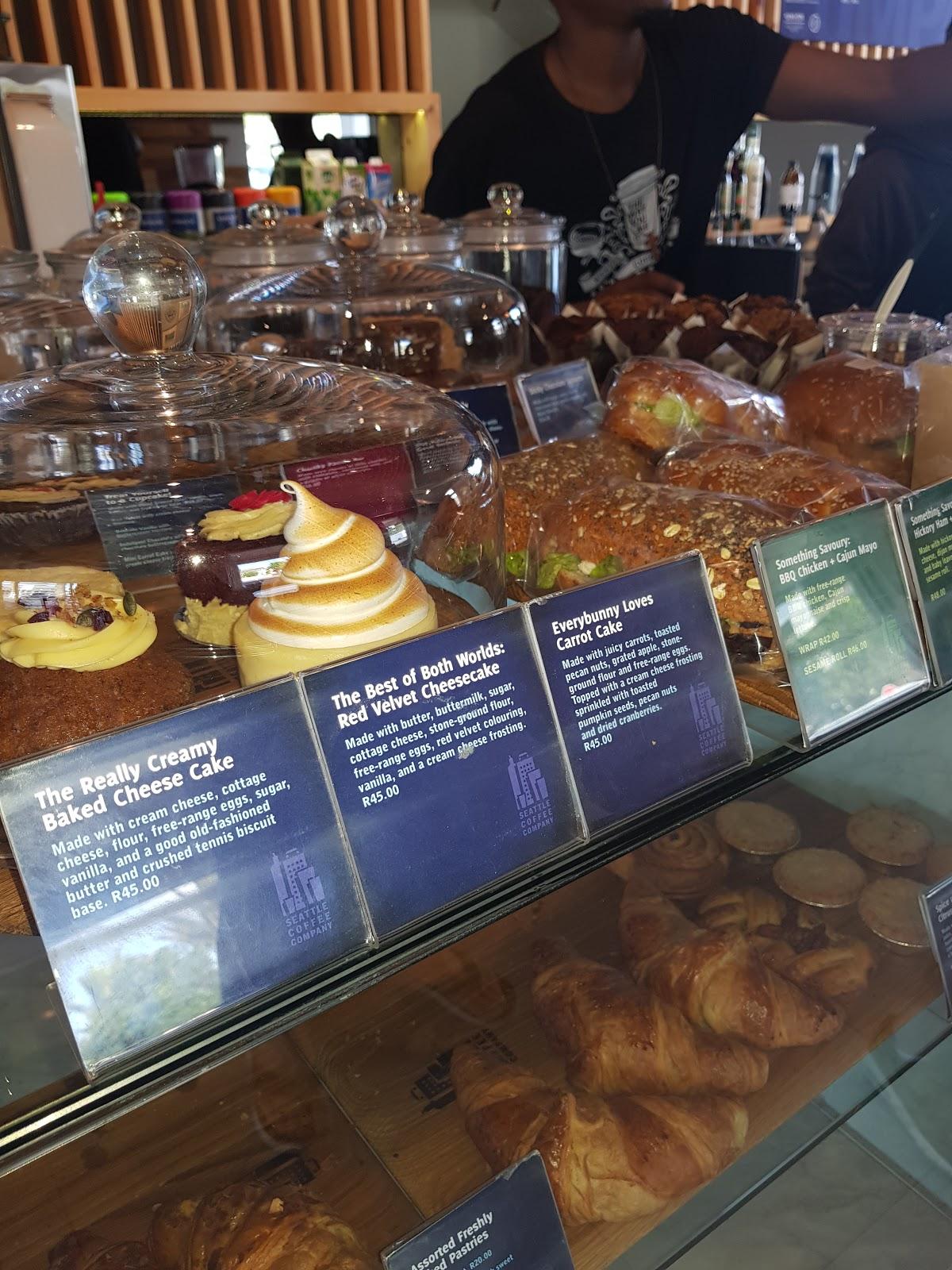 Carta de Seattle Coffee Company Ocean Square, Ciudad del Cabo, 4 Ocean Way
