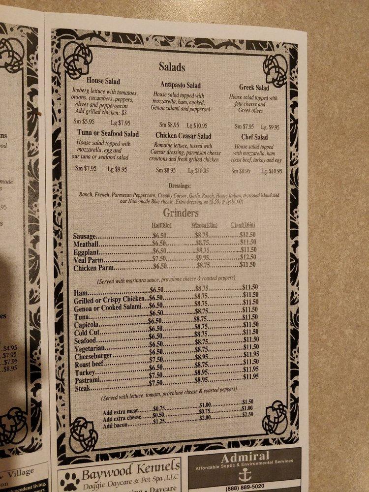 Menu at Coventry Pizza Restaurant, Coventry