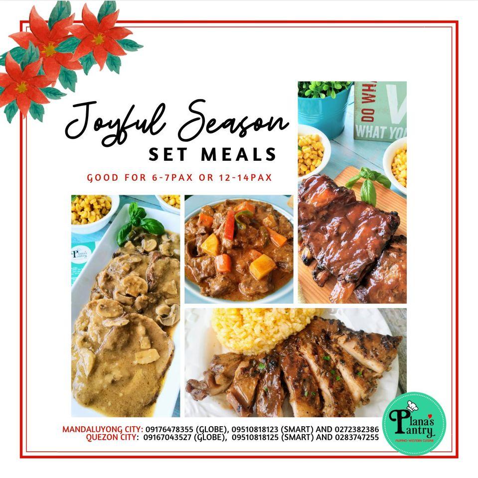 Menu at Plana's Pantry restaurant, Mandaluyong, RL Building
