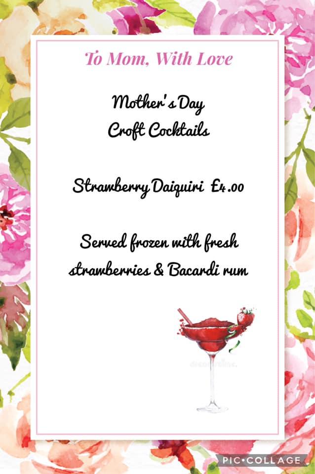 Menu at The Croft Bar & Restaurant, Glasgow