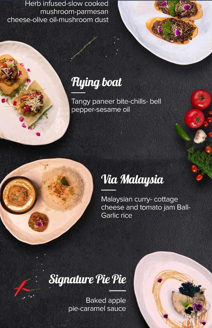 Menu at FlyDining - Noida - Adventure Dining Experience, Noida