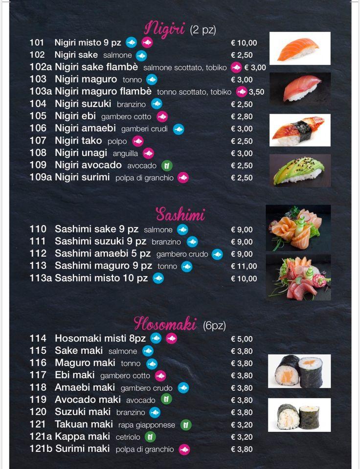 Menu da Sushi Oishi - Japanese & Chinese Restaurant, Ponte San Nicolò