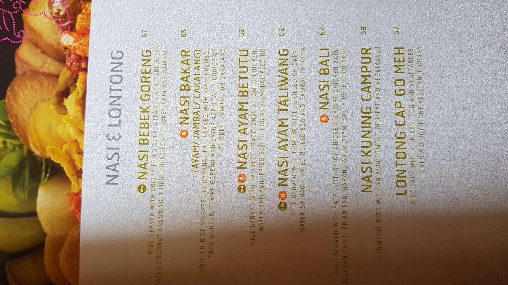Menu at Sate & Seafood Senayan, Pakubuwono restaurant, Jakarta, Jl ...