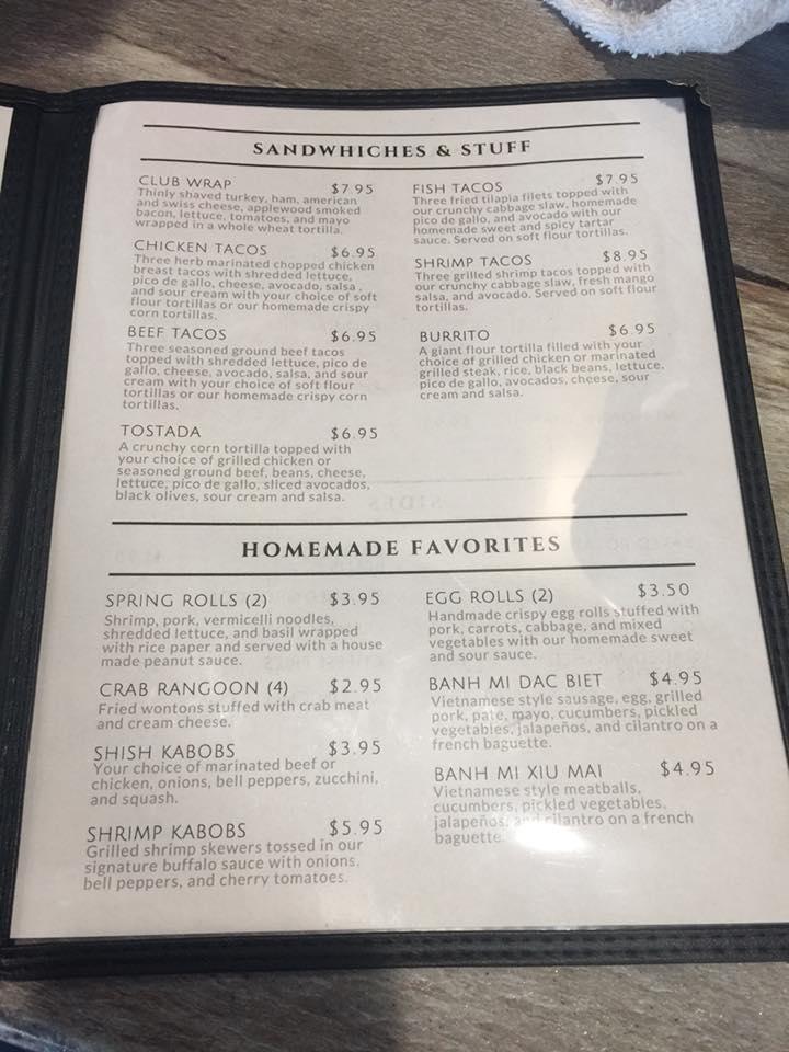 Menu at Spot House Restaurant and Bar, Florissant, Shopping Center