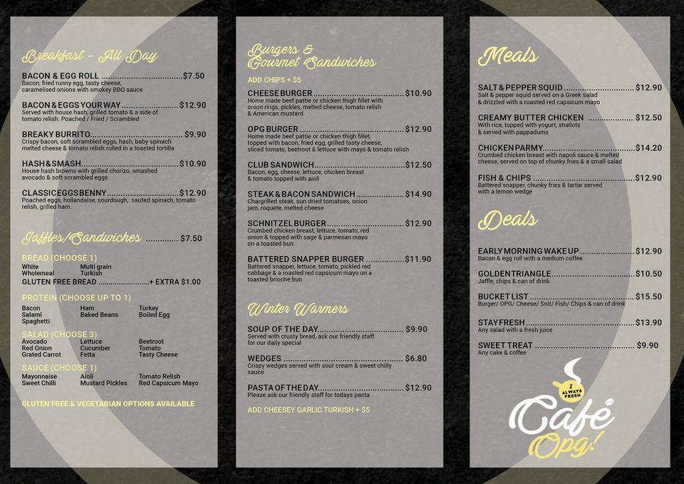 Carta de Café OPG, Ashmore