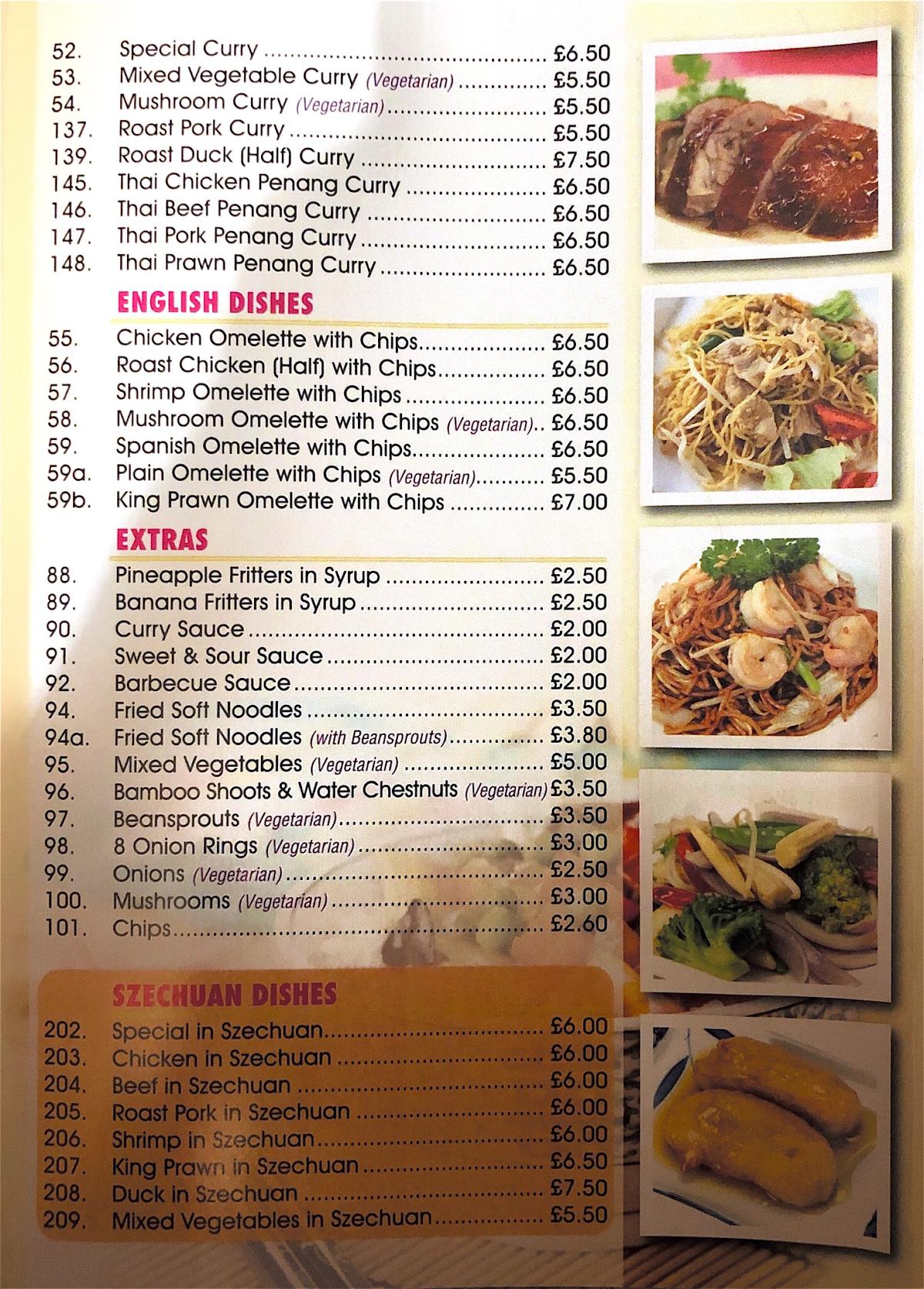 Menu At Hong Kong Chef Fast Food Braunton Menu At Hong Kong Chef Fast Food Braunton