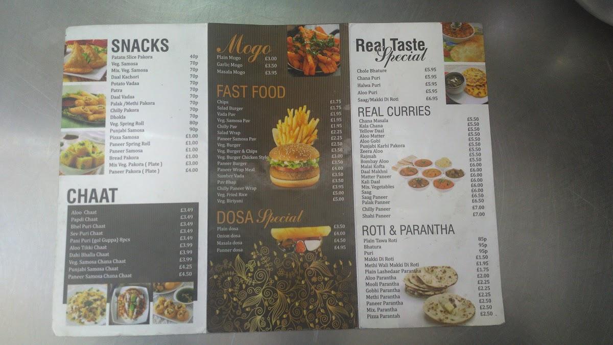 Menu at Kulcha Express The Green(Southall) restaurant, Southall, 108 ...