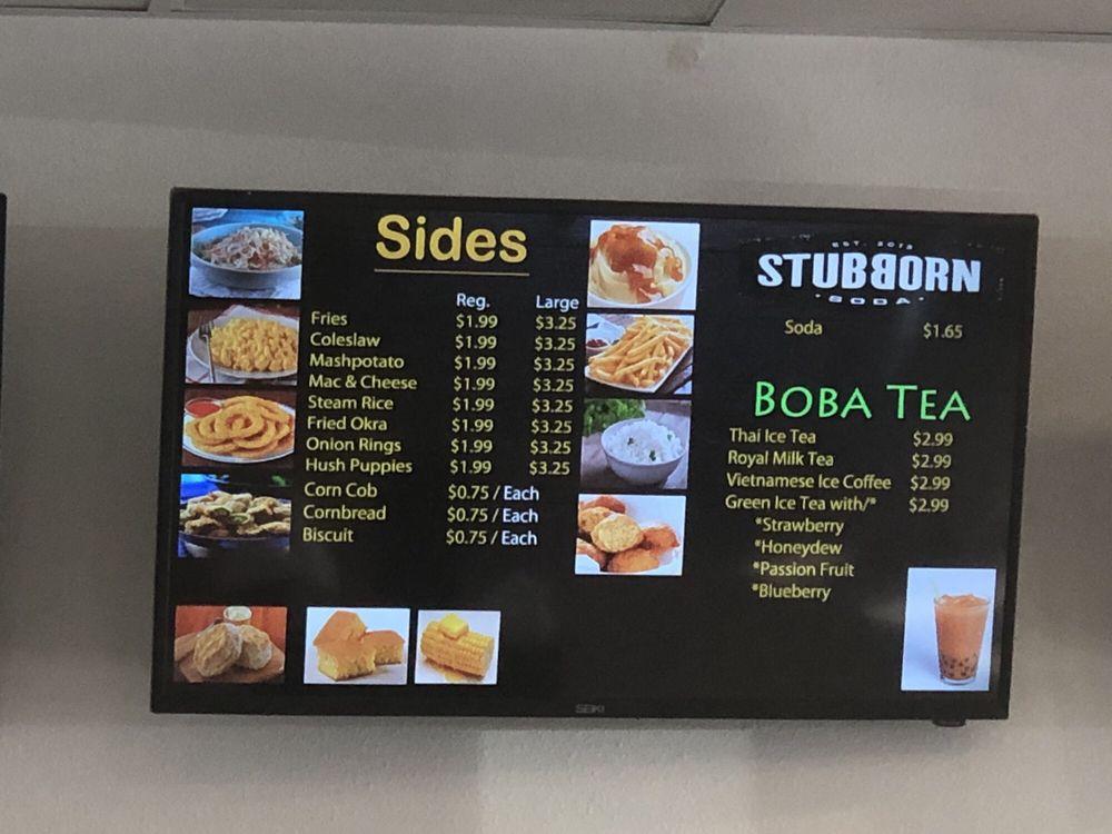 Menu at The Chicken Shop restaurant, Santee