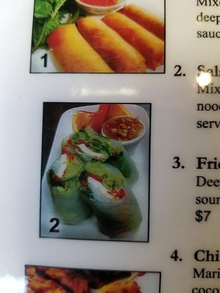 Menu at 7 Seven Thai Restaurant, Roseburg