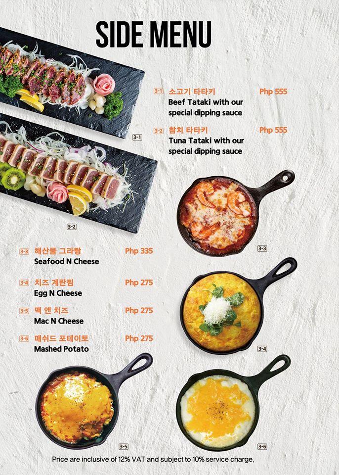 Menu at nice two Meat u Philippines restaurant, Tinoc