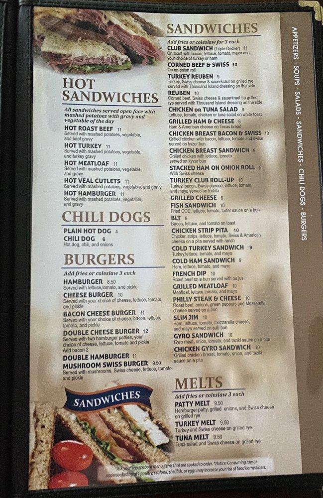 Menu at Old Port Family Dining restaurant, Clawson