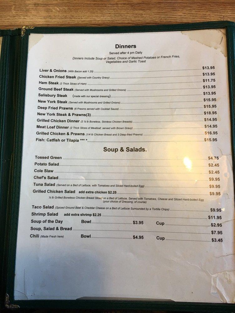 Menu at Canyon Café cafe, American Canyon