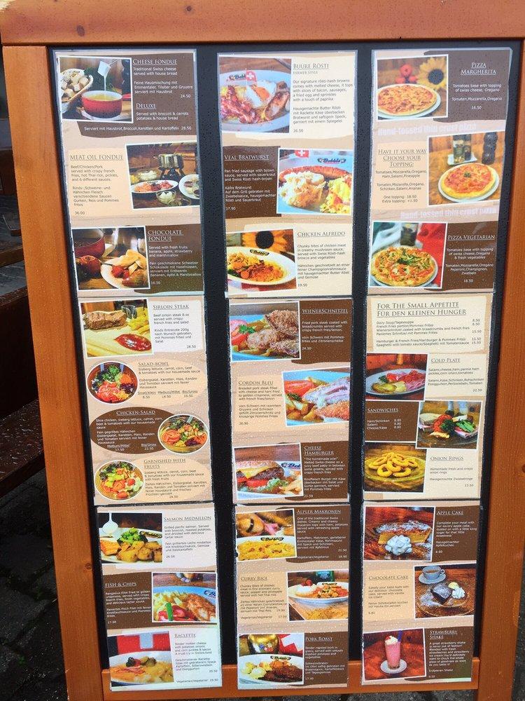 Menu da Bebbis, Interlaken