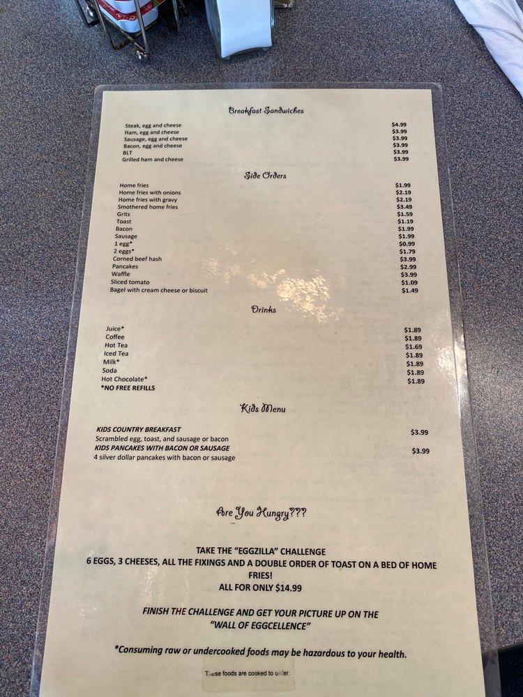 Menu at Princess Anne County Grill restaurant, Virginia Beach, Dam Neck Rd