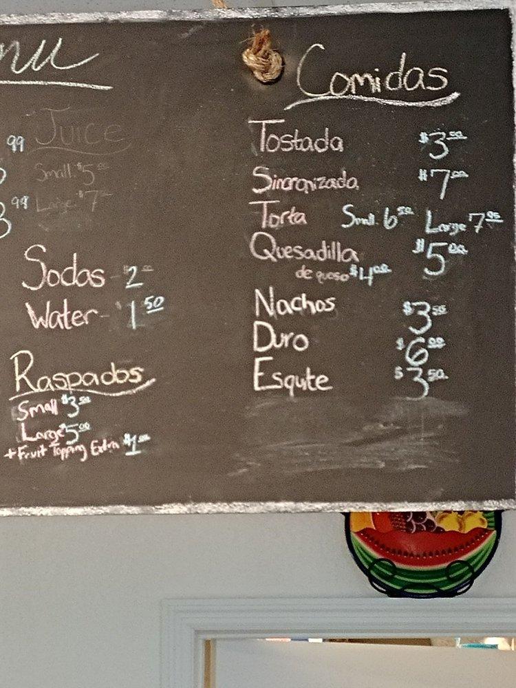Menu at Fruta Mix pub & bar, Ocoee