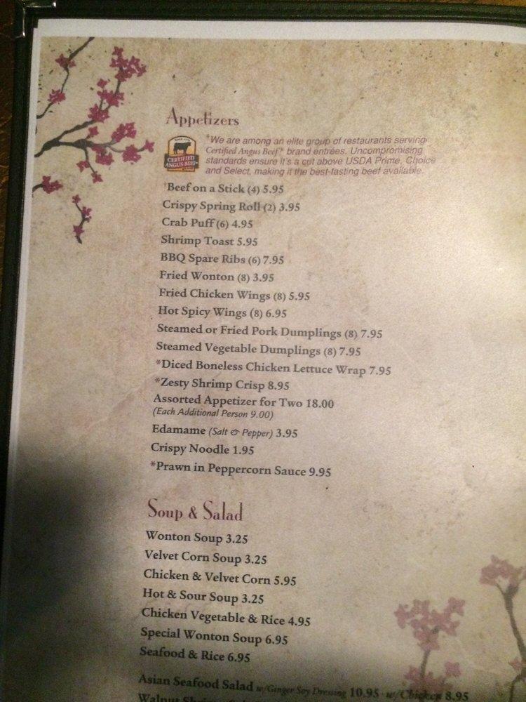Menu at Red Phoenix Hunan Restaurant, The Woodlands